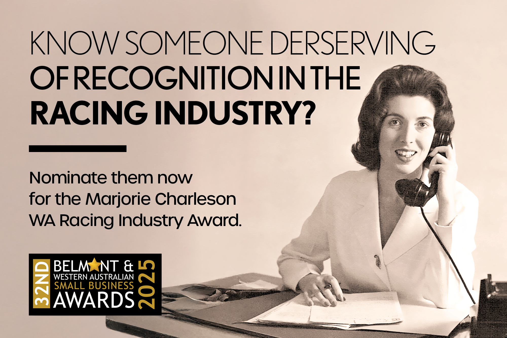 Award to recognise WA racing industry participants